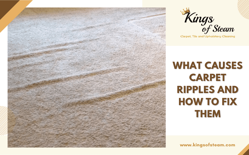 What Causes Carpet Ripples and How to Fix Them - Kings Of Steam Carpet ...